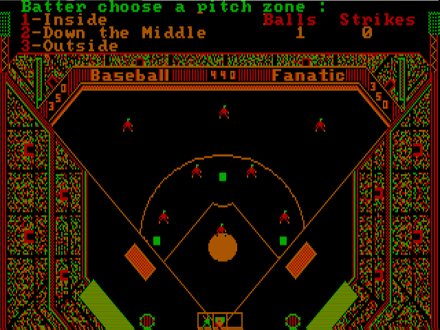 Baseball Fanatic (1987) - MobyGames