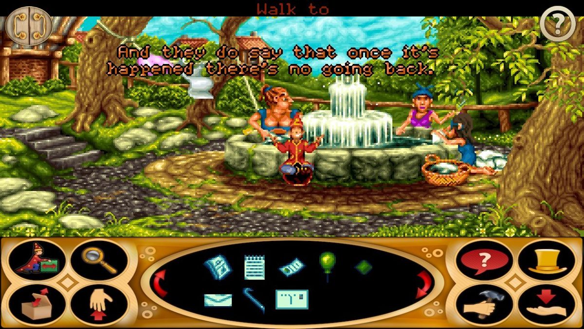 Screenshot of Simon the Sorcerer II: The Lion, the Wizard and the Wardrobe (Android, 1995 ...