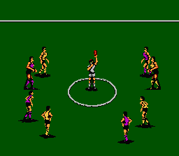 Screenshot of Aussie Rules Footy (NES, 1991) - MobyGames