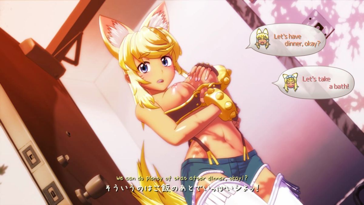 Screenshot of Wolf Girl With You (Windows, 2016) - MobyGames