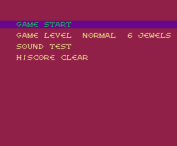 Screenshot of Columns (MSX, 1990) - MobyGames