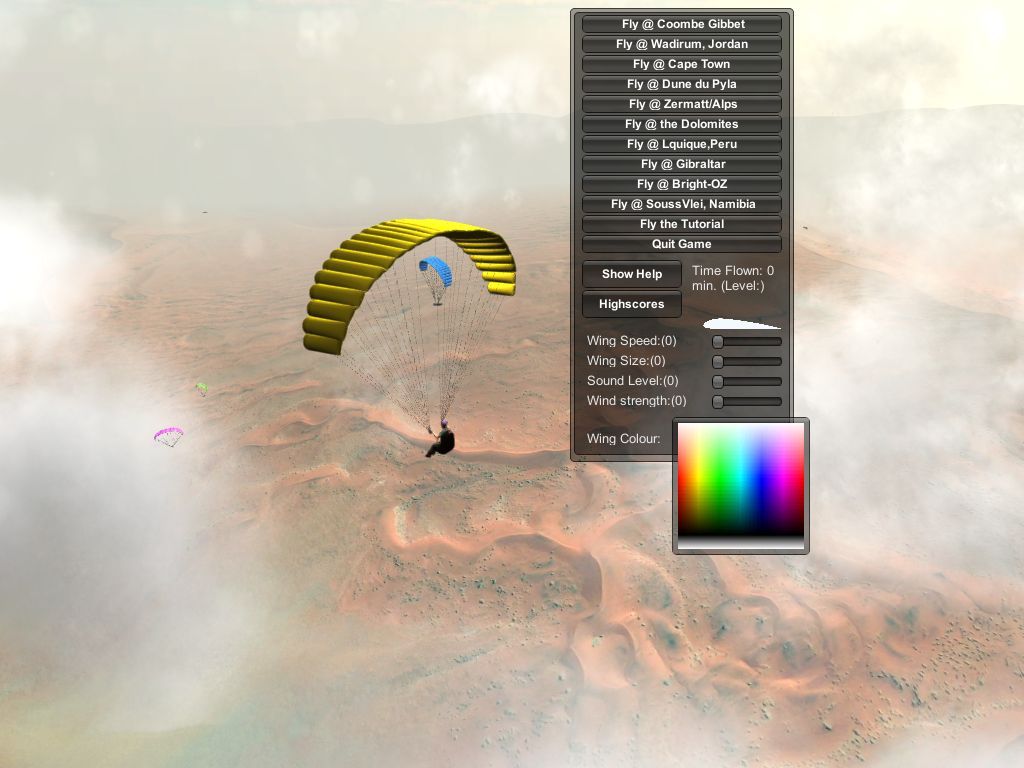 Screenshot of 3D Paraglider (Windows, 2015) - MobyGames