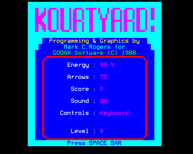 Kourtyard (1988) - MobyGames
