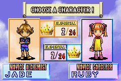 Screenshot of Columns Crown (Game Boy Advance, 2001) - MobyGames