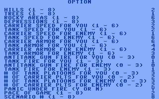 Screenshot of Combat Leader (Commodore 64, 1983) - MobyGames