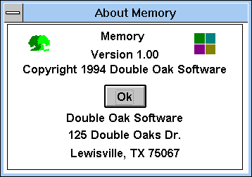 Memory (1994) - MobyGames