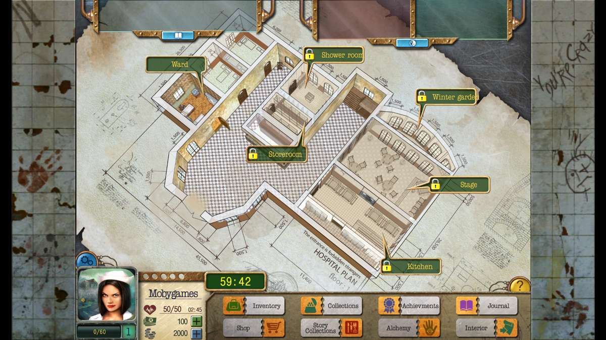 Screenshot of Dark Asylum: Mystery Adventure (Windows, 2018) - MobyGames