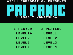 Pai Panic (1983) - MobyGames