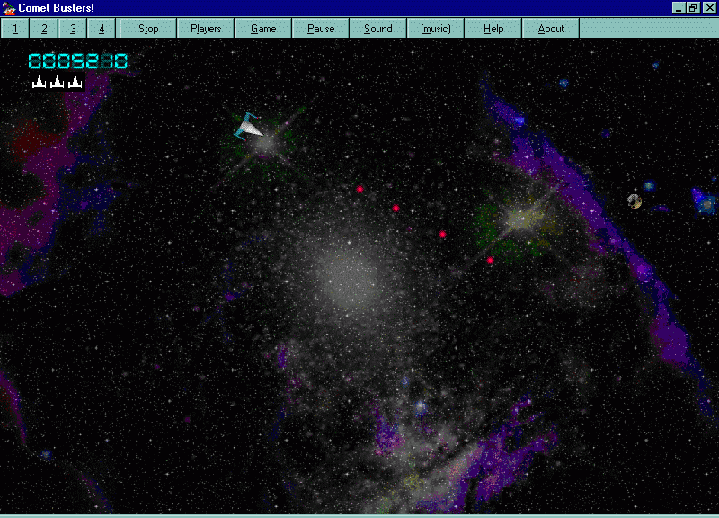 Screenshot of Comet Busters! (Windows 3.x, 1994) - MobyGames