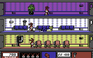 Screenshot of Avoid the Noid (Commodore 64, 1989) - MobyGames
