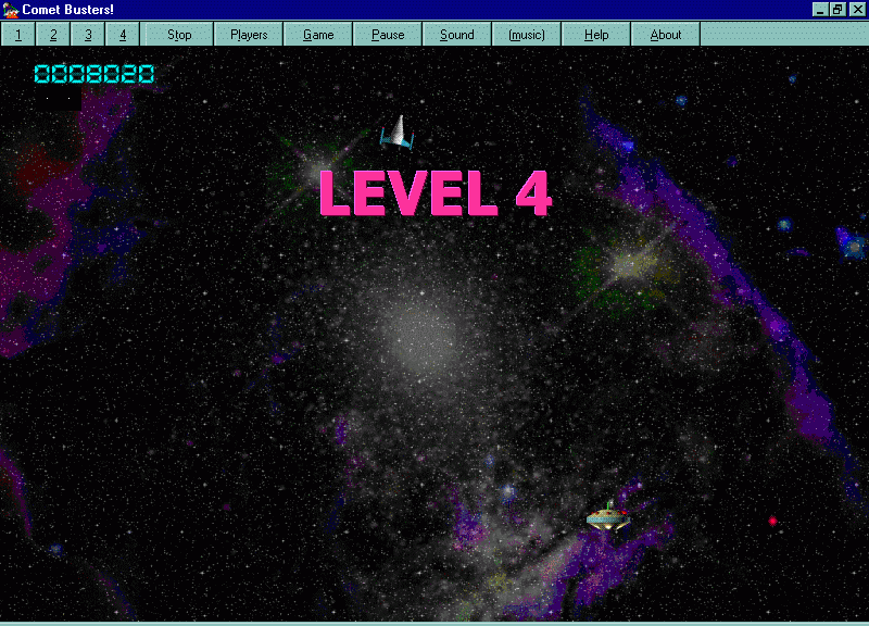 Screenshot of Comet Busters! (Windows 16-bit, 1994) - MobyGames
