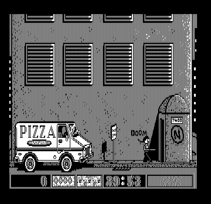 Screenshot of Avoid the Noid (DOS, 1989) - MobyGames