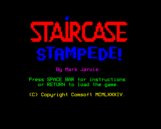 Staircase Stampede box covers - MobyGames