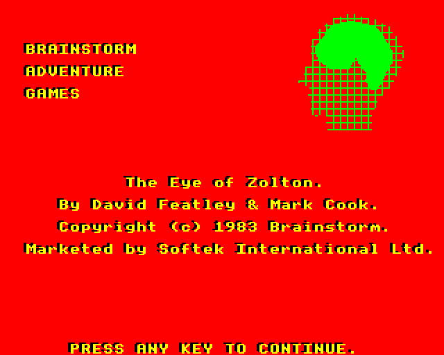 The Eye of Zolton (1983) - MobyGames