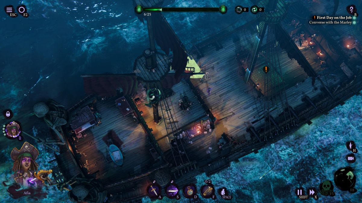 Screenshot of Shadow Gambit: The Cursed Crew (Windows, 2023) - MobyGames