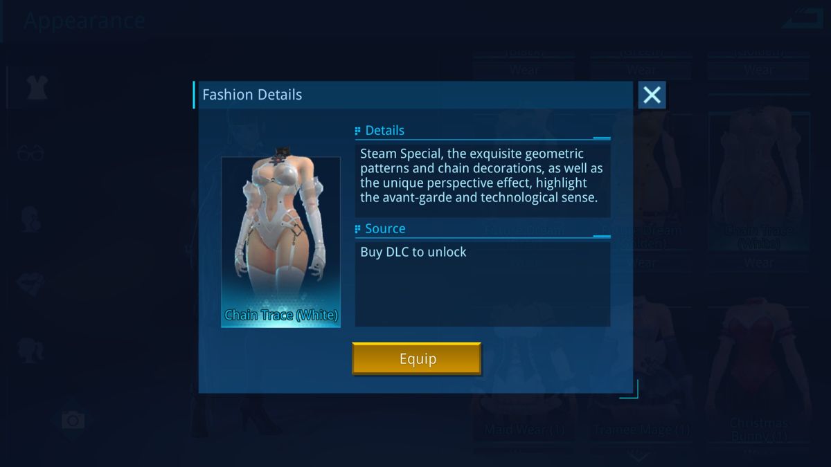 Screenshot of Angel Legion: DLC Chain Trace (White) (Windows, 2024) - MobyGames