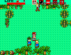 Screenshot of Aztec Adventure (SEGA Master System, 1987) - MobyGames