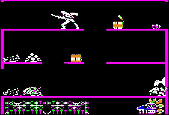 Screenshot of Aztec (Apple II, 1982) - MobyGames