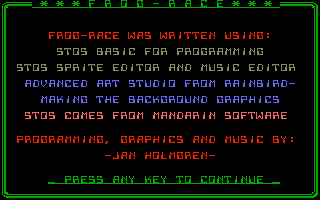 Frog-Race (1994) - MobyGames