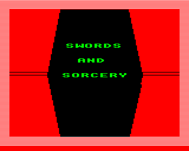 Swords and Sorcery (1984) - MobyGames