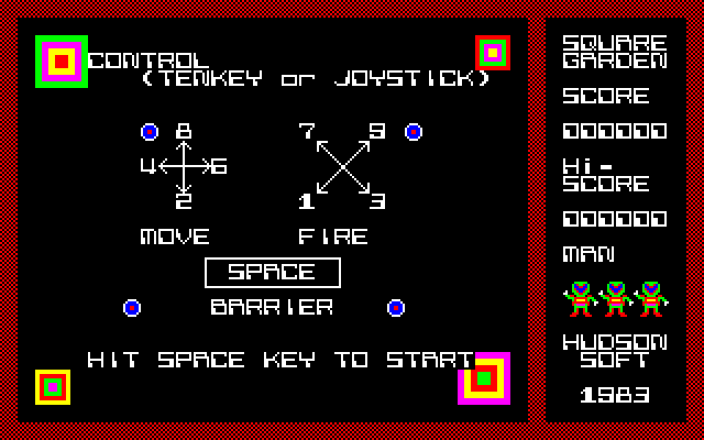 Square Garden (1983) - MobyGames