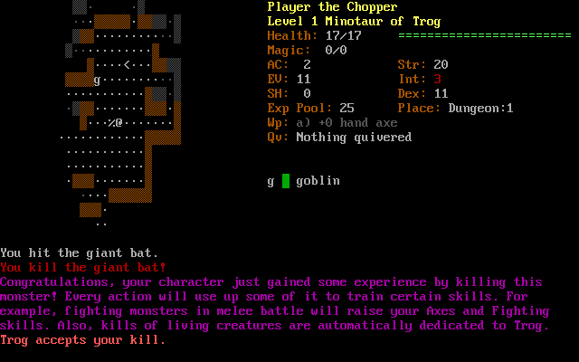 Screenshot of Dungeon Crawl: Stone Soup (DOS, 2006) - MobyGames