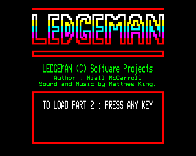 Ledge Man (1984) - MobyGames