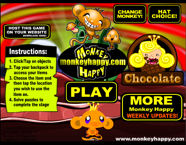 Monkey Go Happy: Chocolate (2017) - MobyGames