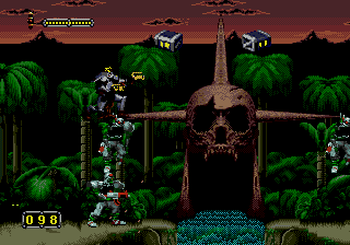 Screenshot of Doom Troopers: Mutant Chronicles (Genesis, 1995) - MobyGames