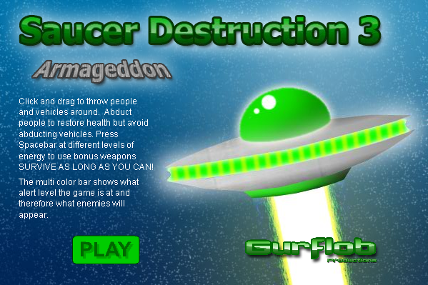 Saucer Destruction 3: Armageddon screenshots - MobyGames