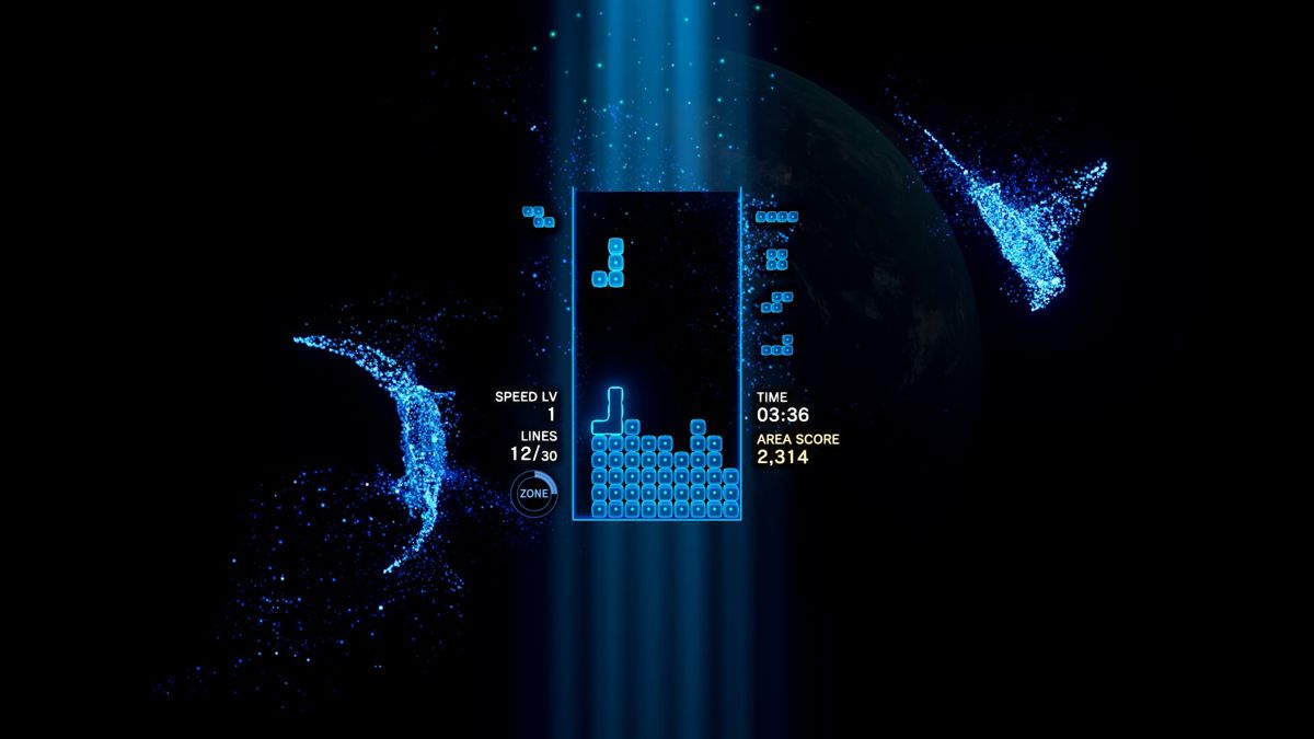 Screenshot of Tetris Effect (Windows, 2018) - MobyGames