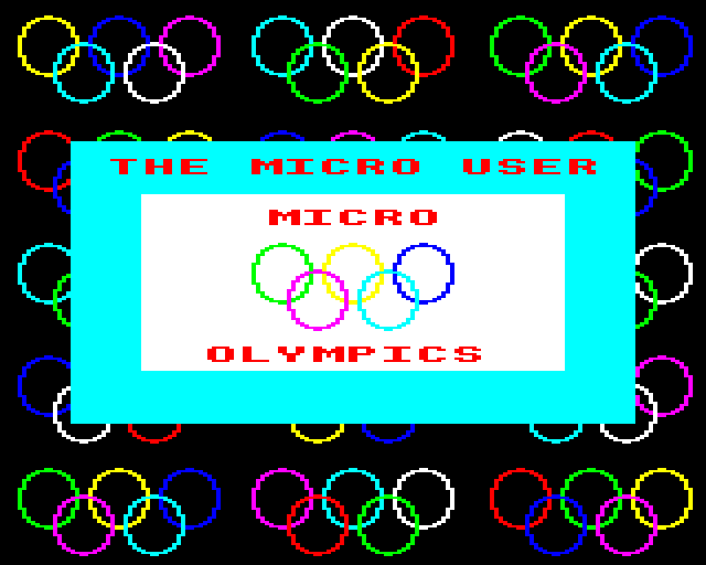 Micro Olympics screenshots - MobyGames