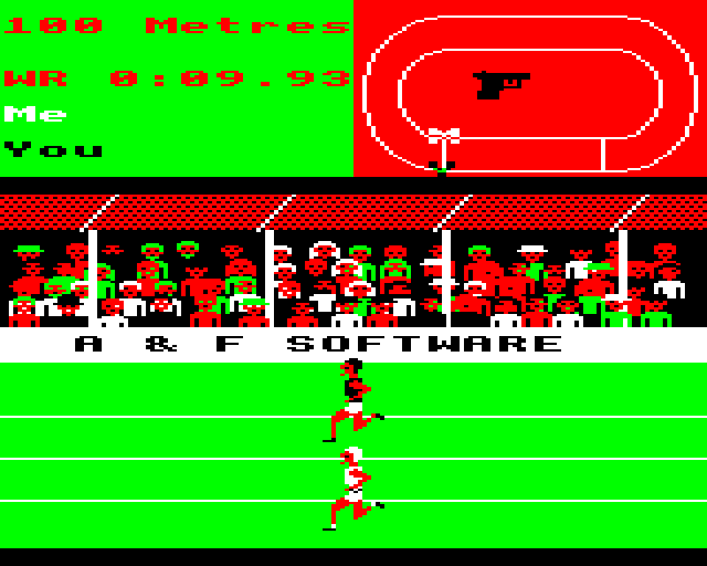 Screenshot of Micro Olympics (BBC Micro, 1984) - MobyGames