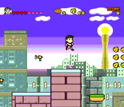 Screenshot of Doraemon 4: Nobita to Tsuki no Ōkoku (SNES, 1995) - MobyGames