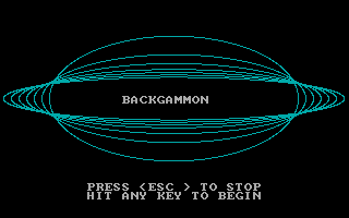 Backgammon (1987) - MobyGames