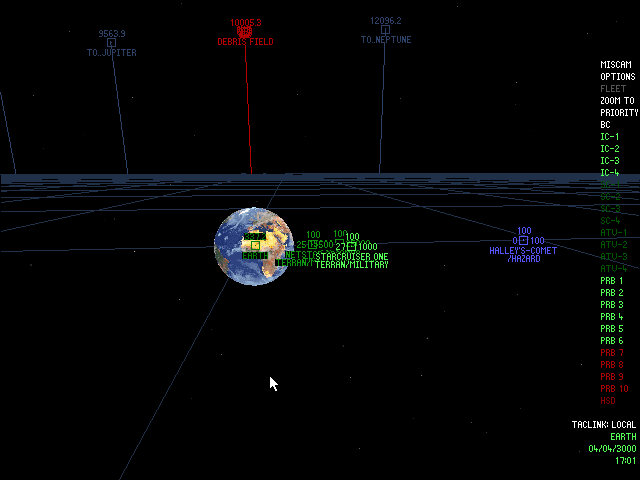 Screenshot of Battlecruiser 3000AD v2.0 (Windows, 1998) - MobyGames