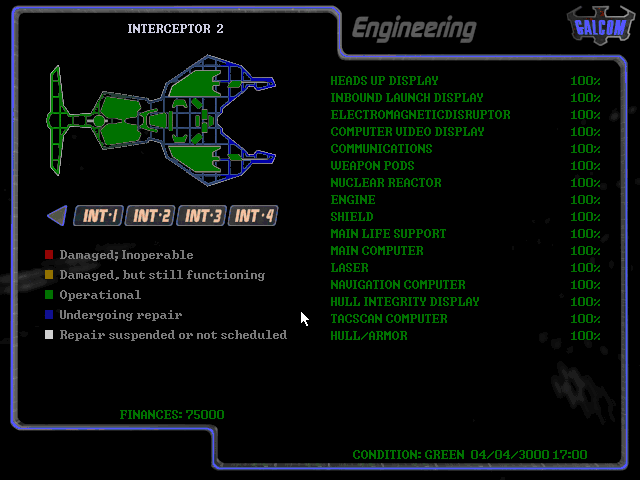 Screenshot of Battlecruiser 3000AD v2.0 (Windows, 1998) - MobyGames