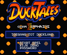 DuckTales: The Lucky Dime (1994) - MobyGames