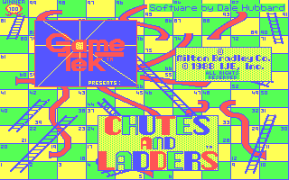 Screenshot of Chutes and Ladders (DOS, 1988) - MobyGames