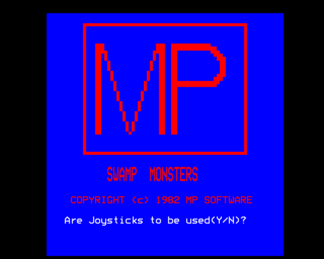 Swamp Monsters (1982) - MobyGames