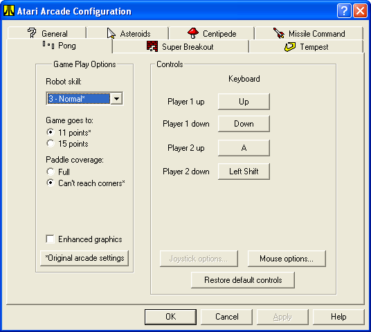 Screenshot of Atari: Anniversary Edition (Windows, 2001) - MobyGames