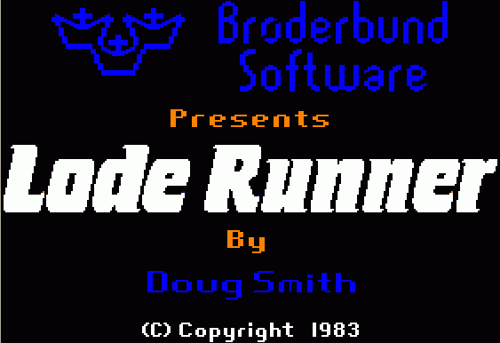 Screenshot of Lode Runner (Apple II, 1983) - MobyGames