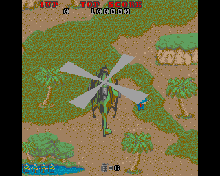 Screenshot of Commando (Amiga, 1985) - MobyGames