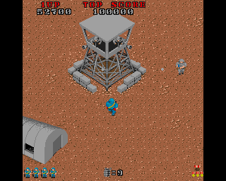 Screenshot of Commando (Amiga, 1985) - MobyGames