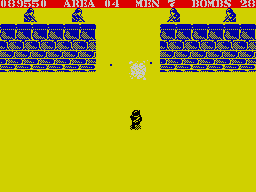 Screenshot of Commando (ZX Spectrum, 1985) - MobyGames