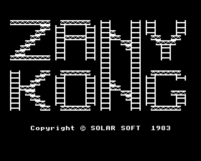 Zany Kong (1983) - MobyGames