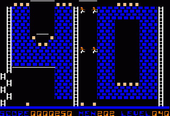 Screenshot of Lode Runner (Apple II, 1983) - MobyGames