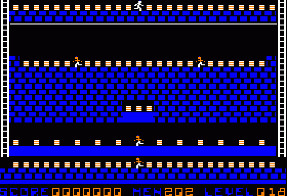 Screenshot of Lode Runner (Apple II, 1983) - MobyGames