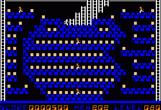 Screenshot of Lode Runner (Apple II, 1983) - MobyGames