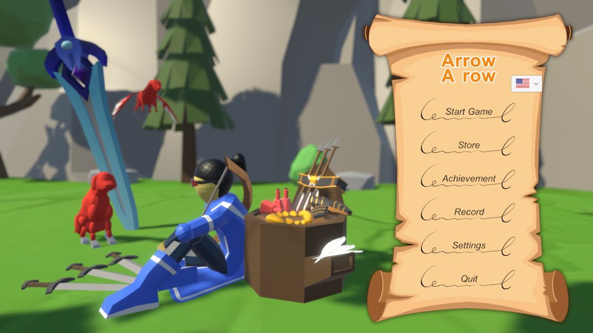 Screenshot of Arrow a Row (Windows, 2023) - MobyGames